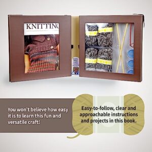 SpiceBox Introduction to Knitting Kit - Discover The Joy of Creating Cozy, Handmade Items