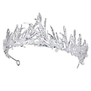 icicles crown princess tiaras,crystal bride wedding hair head band ballerinas nutcracker show for cosplay