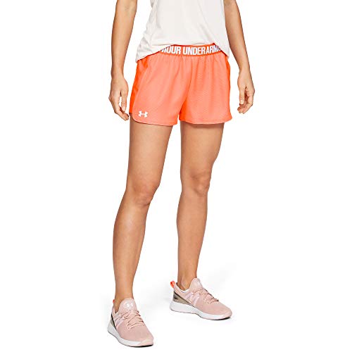 Under Armour Play Up Short 2.0 - Inside Out Mesh, Peach Plasma (836)/White, XX-Small