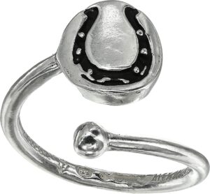 alex and ani women's ho eshoe ring wrap, sterling silver, adjustable