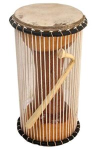 paragon heartwood mali tama 5" x 11" - professional african talking drum - stick included