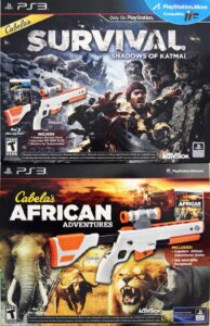 cabela's double gun bundle shadows of katmai + ps3 african adventures game for sony playstation 3