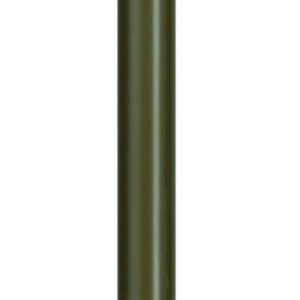 Solus SP7-C-BZ 7' Outdoor Direct Burial Lamp Post with Cross Arm & Grounded Convenience Outlet, Fits 3" Post Top Fixtures, Includes Inlet Hole, Easy to Install, Corrosion & Weather Resistant, Bronze