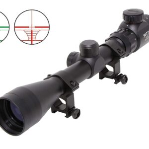 Sutekus Tactical Scope 3-9x40 Rangefinder Red & Green Illuminated Optics Reticle Crosshair Scope with 0.79"(20mm) Free Mounts