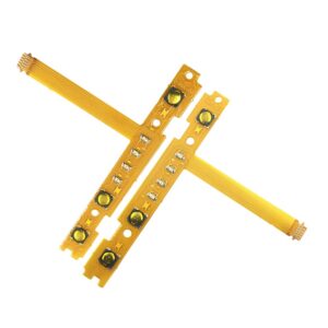 comidox 2pcs replacement sr sl left right button key flex cable for nintendo switch joy-con controller sr+sl