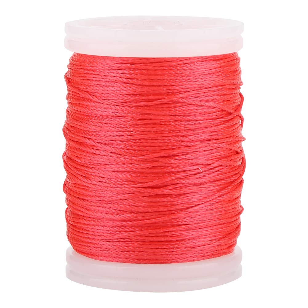 Bow String Serving Archery,Archery Serving Cord,Nock String,Serving Thread Archery,Archery Serving Thread 120m Nylon String Serving Thread for Bowstring Archery Supplies(Red)