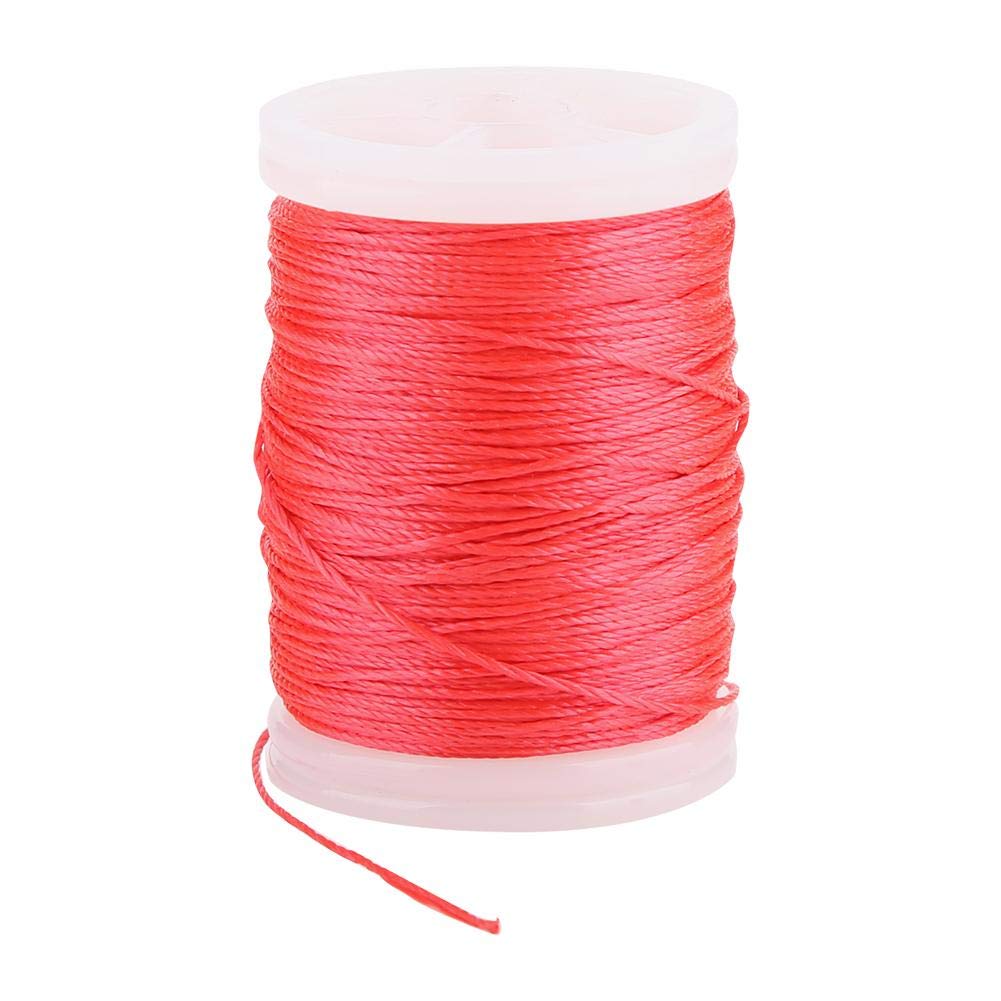 Bow String Serving Archery,Archery Serving Cord,Nock String,Serving Thread Archery,Archery Serving Thread 120m Nylon String Serving Thread for Bowstring Archery Supplies(Red)