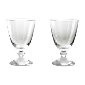 baccarat crystal vega small water glass - clear - set of 2