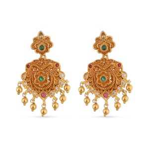 TARINIKA Dual Tone Arina Nakshatra CZ Short Necklace Set with Peacock Design - Indian Jewelry Sets for Women | Perfect for Ethnic Occasions | Traditional south Indian necklace | 1 Year Warranty*