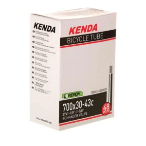 kenda, schrader, tube, schrader, length: 48mm, 700c, 30-43c