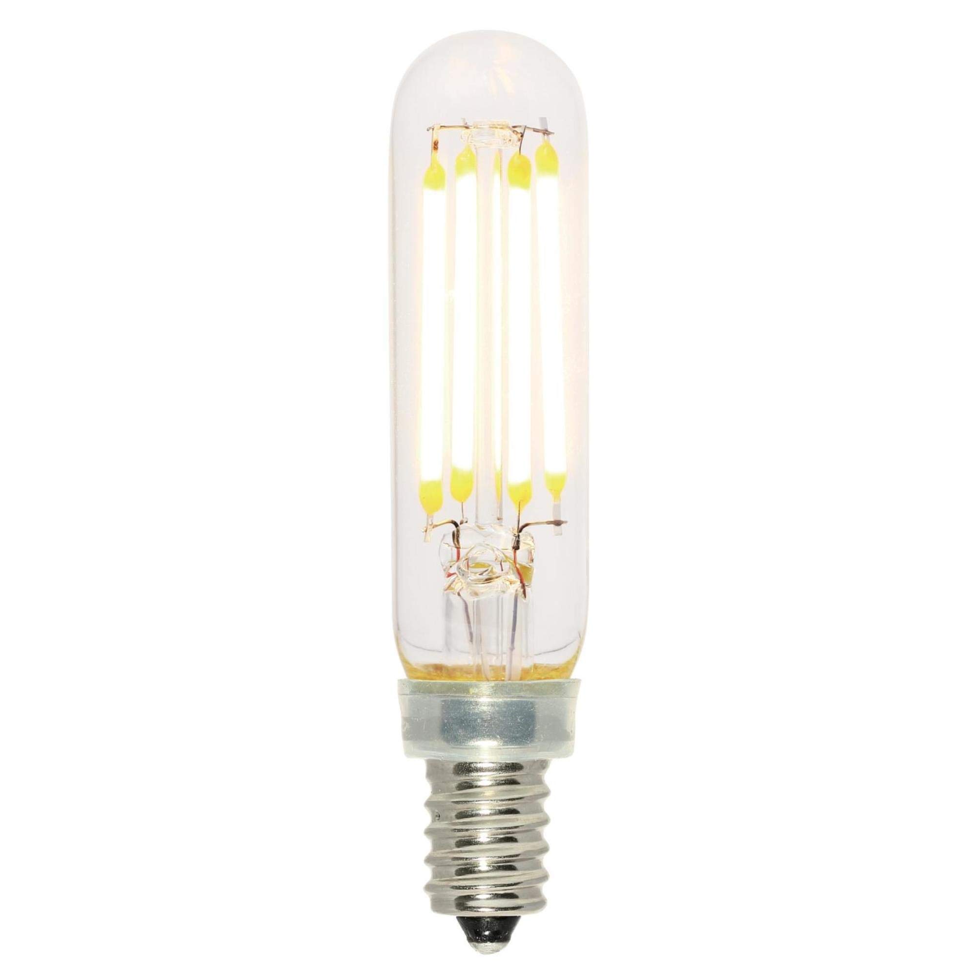 Westinghouse 5168000 4.5 (40-Watt Equivalent) T6 Dimmable Clear Filament, Candelabra Base LED Light Bulb