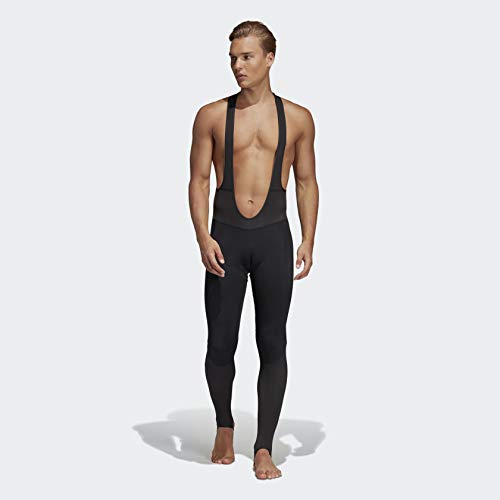 adidas mens adistar Padded Winter Bib Tights Black Large