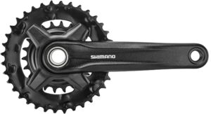 shimano fc-mt210 kurbelgarnitur 36/22 zähne 2x9-fach 2022 mtb