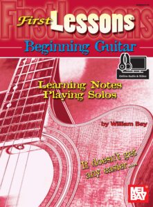 first lessons beginning guitar: learning notes/playing solos