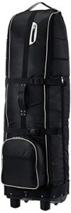 amazon basics soft-sided foldable golf travel bag - black