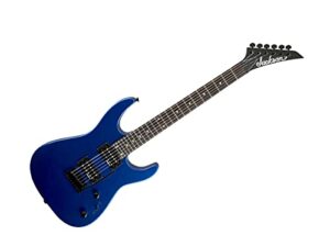 jackson js series dinky js12 6-string right-handed electric guitar with amaranth fingerboard (metallic blue)