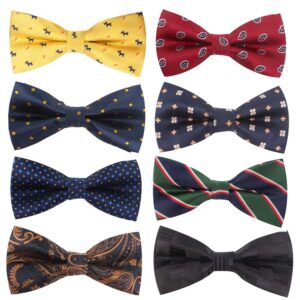 gemay g.m men's bow ties adjustable pre-tied bow-ties for men boys wedding gifts