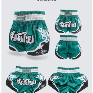 FLUORY Muay Thai Fight Shorts,MMA Shorts Clothing Training Cage Fighting Grappling Martial Arts Kickboxing Shorts Clothing