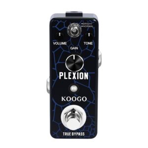 koogo distortion pedal plexion dist effects pedals with bright & normal working modes true bypass …