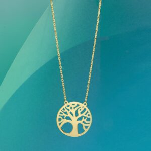 Ross-Simons 14kt Yellow Gold Tree Of Life Necklace. 18 inches