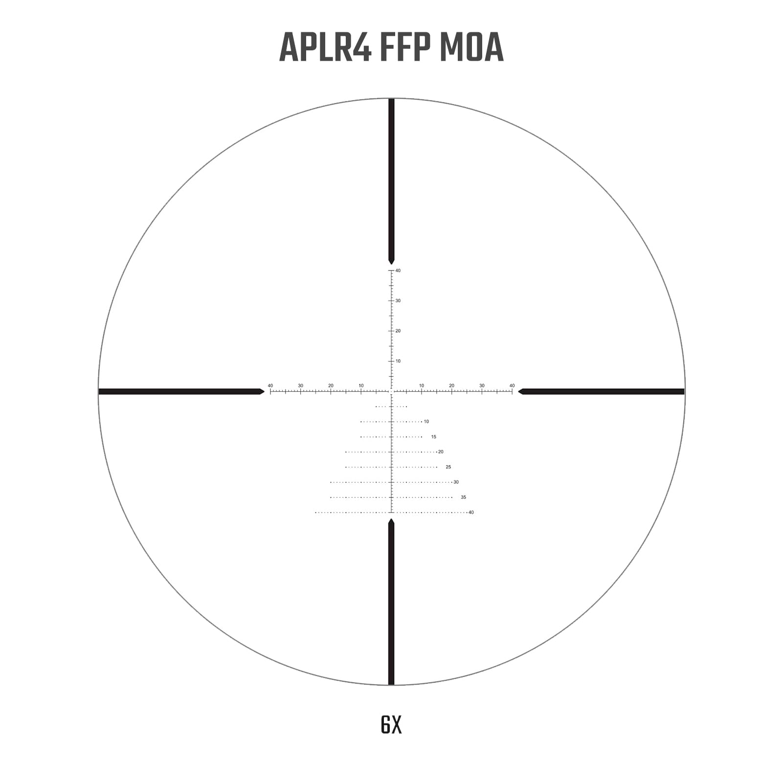 Athlon Optics Athlon Midas TAC 6-24x50 APLR4 FFP MOA Reticle Scope Black