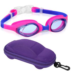 careula kids swim goggles, swimming goggles for boys girls kid toddlers age 2-12