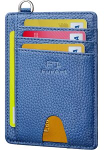 furart slim minimalist wallet, front pocket wallets, rfid blocking, credit card holder for men & women