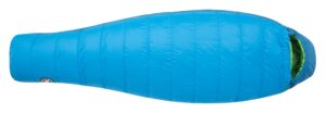 big agnes women's mirror lake 20 (600 downtek) mummy sleeping bag, 20 degree, regular, right zip