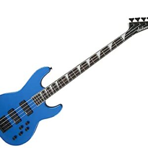 Jackson JS Series Concert Bass JS3, Metallic Blue, Amaranth Fingerboard