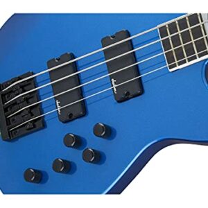 Jackson JS Series Concert Bass JS3, Metallic Blue, Amaranth Fingerboard