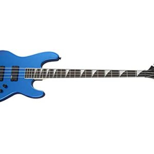 Jackson JS Series Concert Bass JS3, Metallic Blue, Amaranth Fingerboard