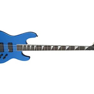 Jackson JS Series Concert Bass JS3, Metallic Blue, Amaranth Fingerboard