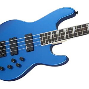 Jackson JS Series Concert Bass JS3, Metallic Blue, Amaranth Fingerboard