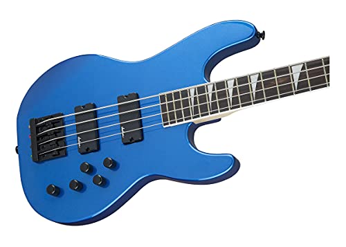 Jackson JS Series Concert Bass JS3, Metallic Blue, Amaranth Fingerboard