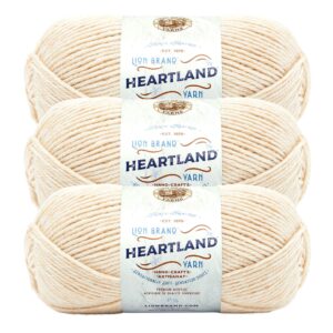 (3 pack) lion brand yarn 136-098u heartland yarn, acadia