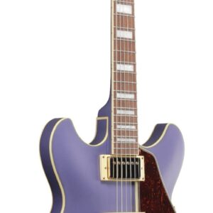 Ibanez AS Artcore 6-String Semi-Hollow Body Electric Guitar (Metallic Purple Flat, Right-Handed)