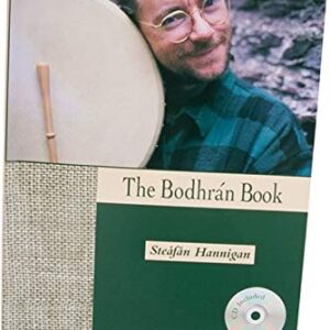 Includes: 14 inch Irish Celtic Bodhran Drum W/Fixed Goatskin Head ~ Solid Sheesham Frame + The Bodhran Drum Book & Cd