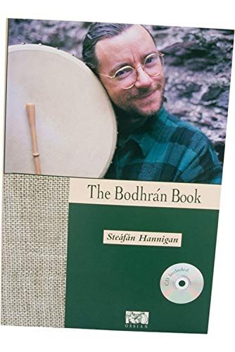 Includes: 14 inch Irish Celtic Bodhran Drum W/Fixed Goatskin Head ~ Solid Sheesham Frame + The Bodhran Drum Book & Cd