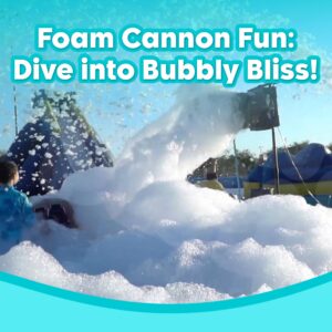 Foam Daddy Large Foam Cannon - Create a Foam Party Experience with This Big Foam Machine! Shoots 20-24ft of Foam Solution - Ideal Home Party Foam Machine and Foam Maker for Kids