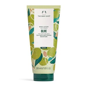 the body shop olive body lotion – nourishes and softens very dry skin – vegan – 6.7 oz