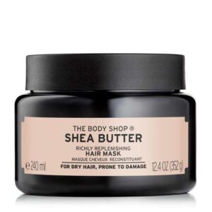 The Body Shop Shea Butter Richly Replenishing Hair Mask – For Dry Hair Prone to Breakage – 8.2 oz