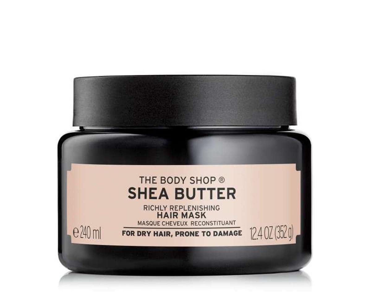 The Body Shop Shea Butter Richly Replenishing Hair Mask – For Dry Hair Prone to Breakage – 8.2 oz