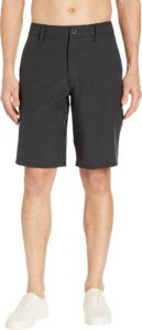 mens loaded 2.0 hybrid shorts, heather black, 32