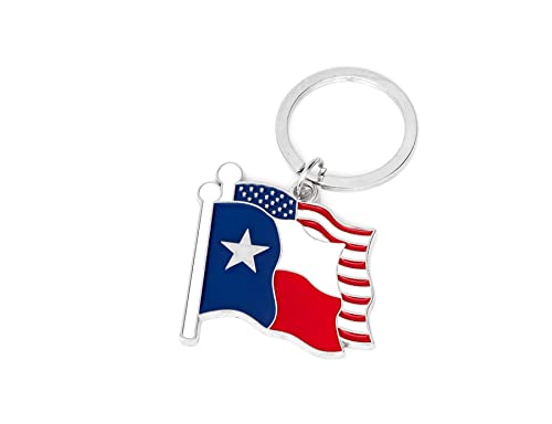 Texas Bundle Souvenir Metal Keychain 12 Pack-Texas Lone Star on Texas State Map, Don't Mess with Texas, I Love Texas, Longhorn, Texas Seal, Texas Bottle Opener, Texas Boot & More