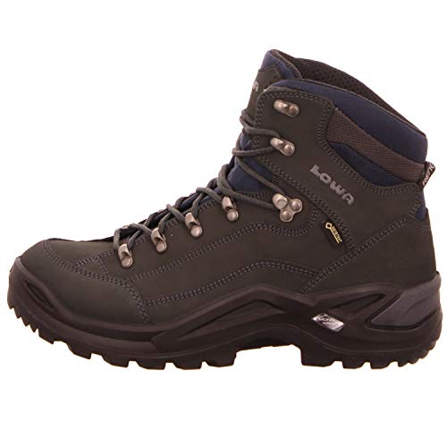 Lowa Men's High Rise Hiking Boots, Grau Grigio Scuro 0954, 10 UK