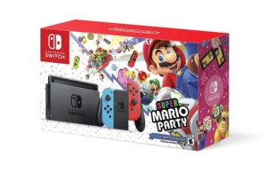 nintendo switch w/ super mario party (full game download) - bundle edition