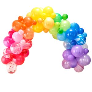 ginger ray rainbow diy balloon arch kit party decorations 85 assorted pack