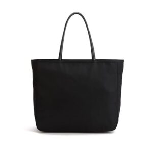 yonben big black purse with organizer and zipper lightweight and waterproof tote bag with compartment