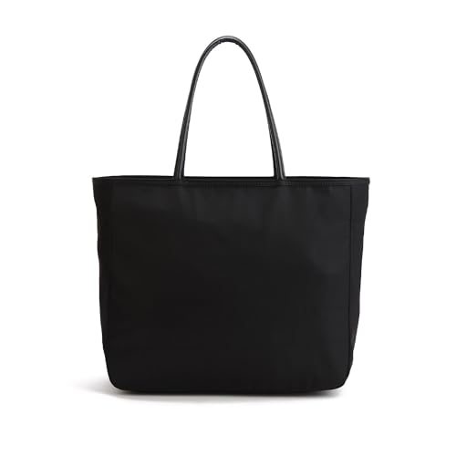 YONBEN Big Black Purse with Organizer and Zipper Lightweight and Waterproof Tote Bag with Compartment