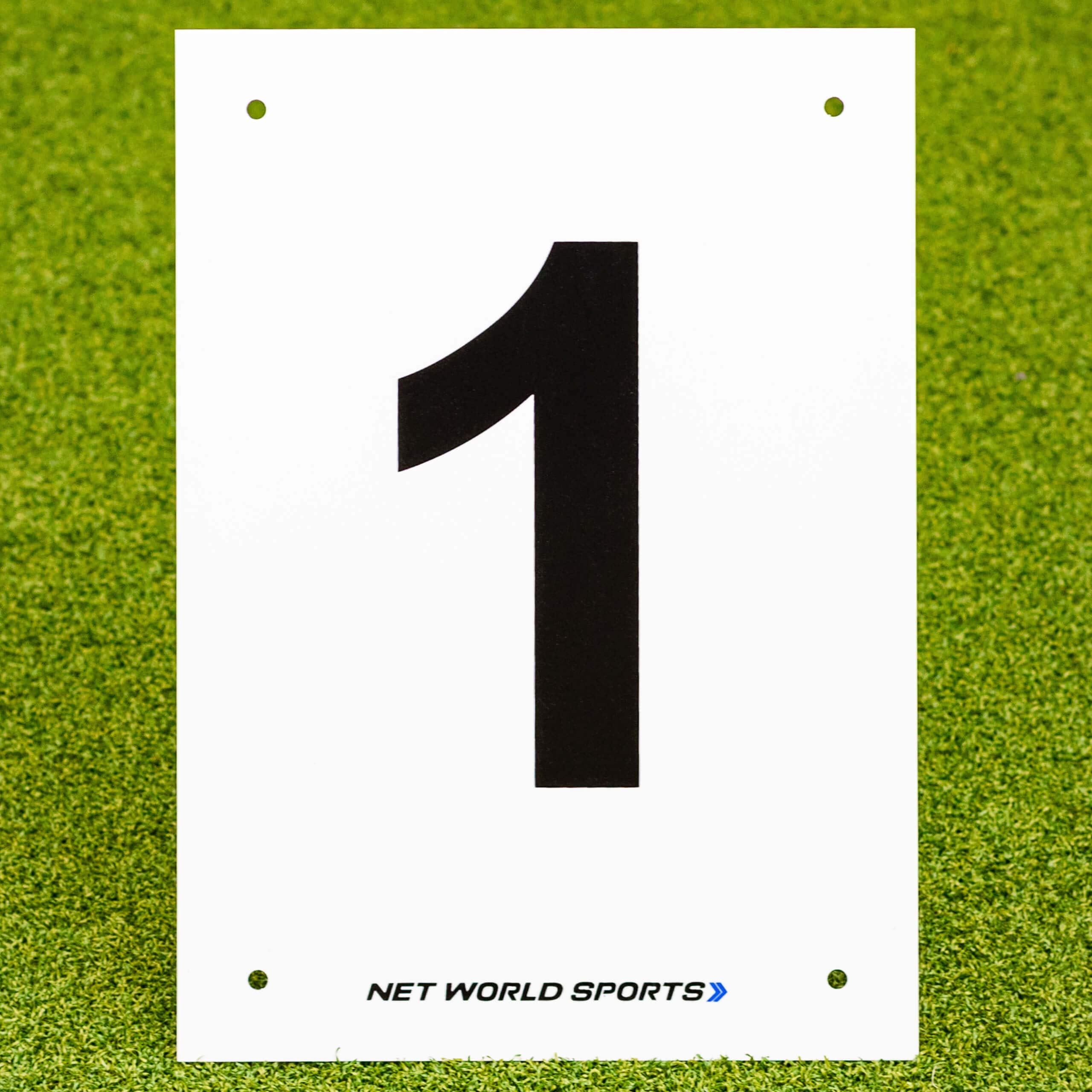 A4 Number Plates For Sports Pitches & Courts [1-12] | High-Visibility Number Plates (1)